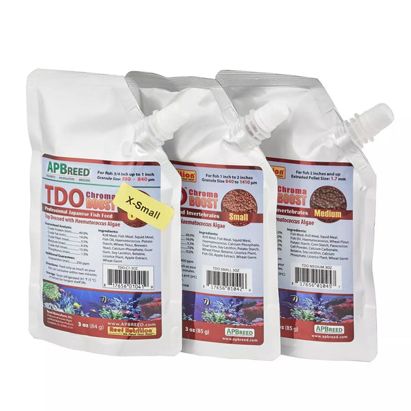 Reef Nutrition 3oz Value Pack TDO Chroma BOOST – Summit City Coral