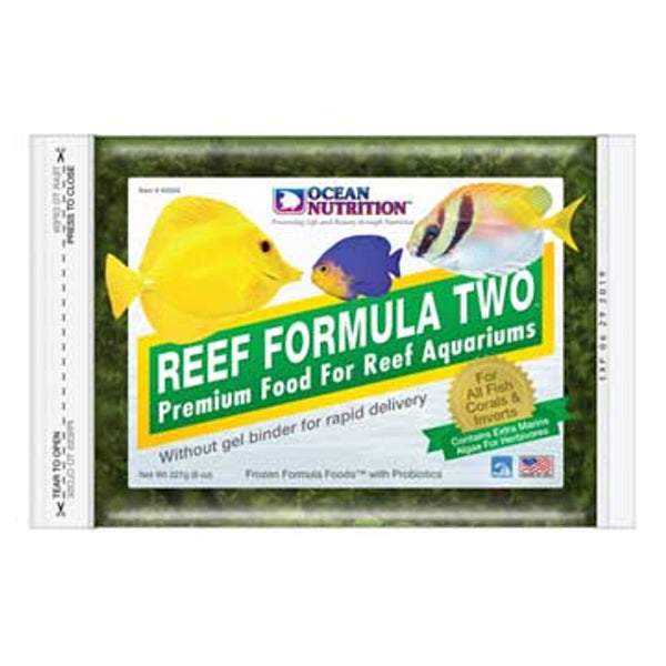 Ocean Nutrition Frozen Reef Formula Two 8oz Flat – Summit City Coral