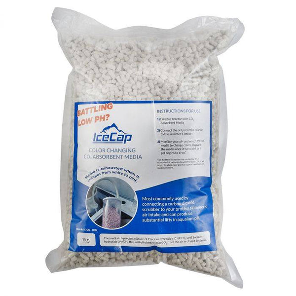 Ice cap Color changing CO2 Absorbent Media – Summit City Coral