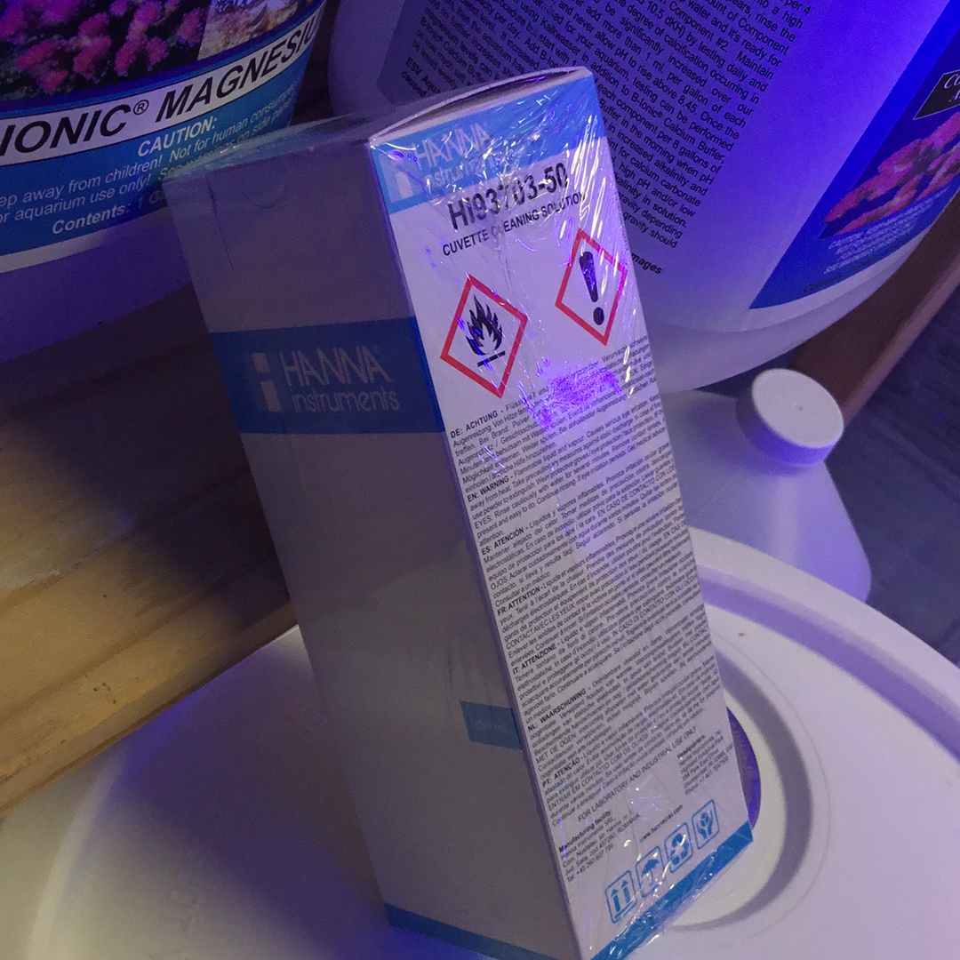 HANNA cuvette cleaning solution 250mL – Summit City Coral